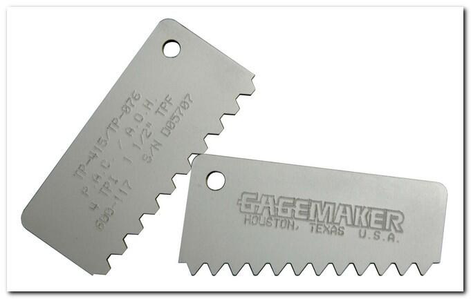 Gagemaker TP-GPA-4P Profile gage ACME Profil gauge for ACME P=4 - Øberg ...